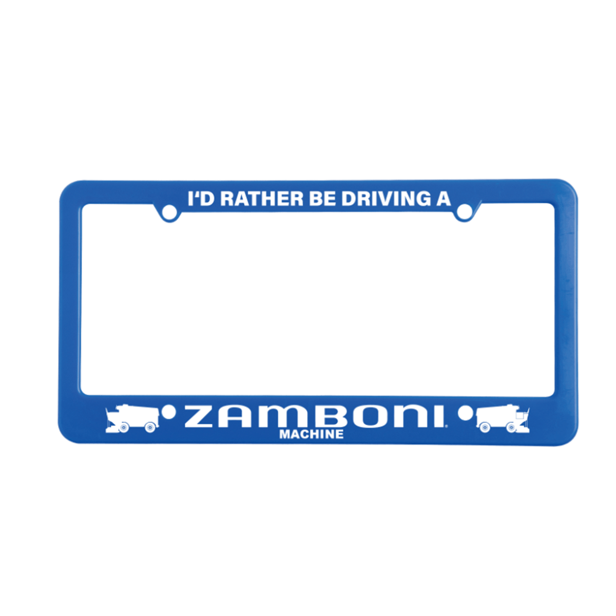 Zamboni | License Plate Frame